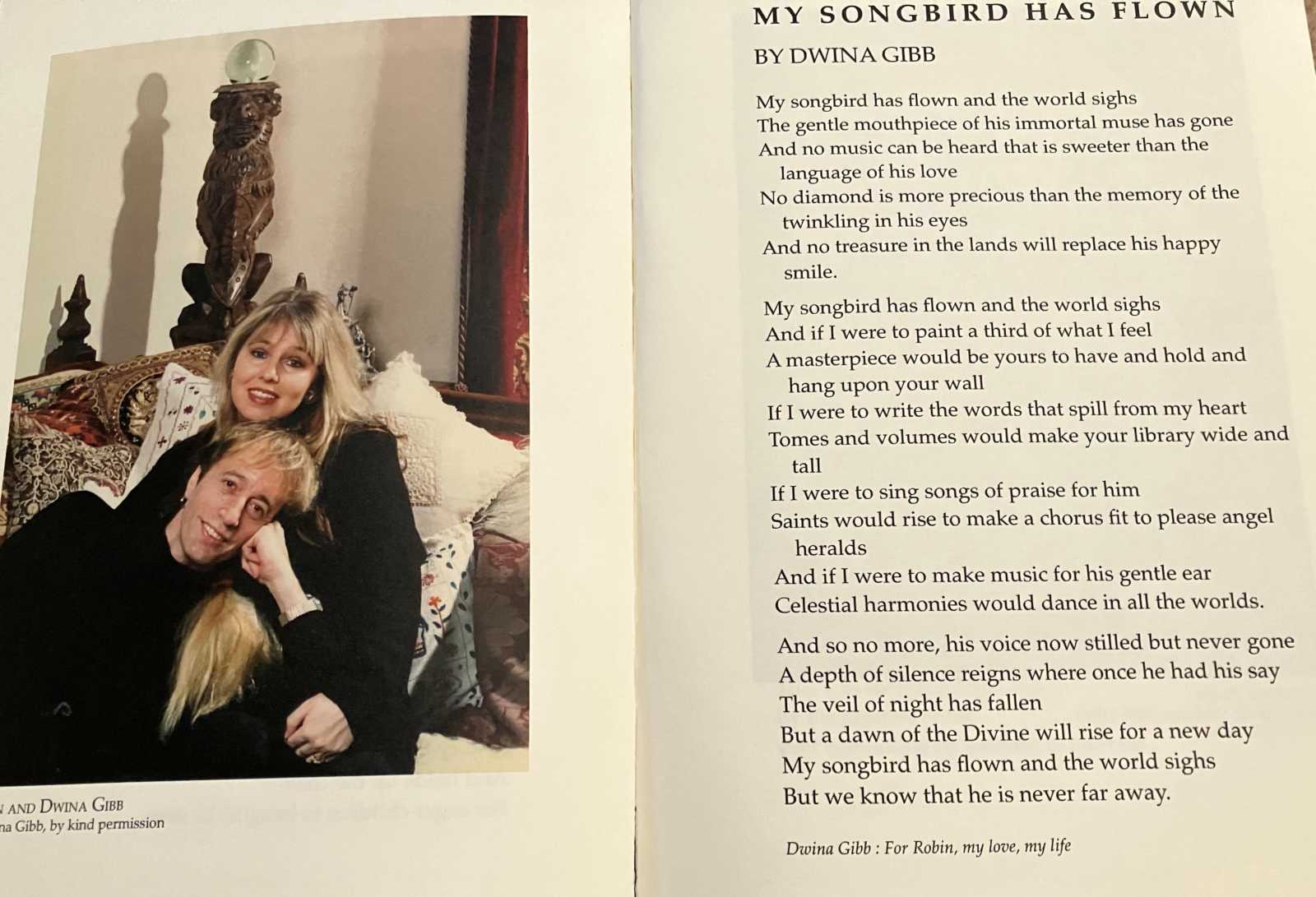 Tribute Exhibition to Robin Gibb of the Bee Gees. Why I interviewed his ...